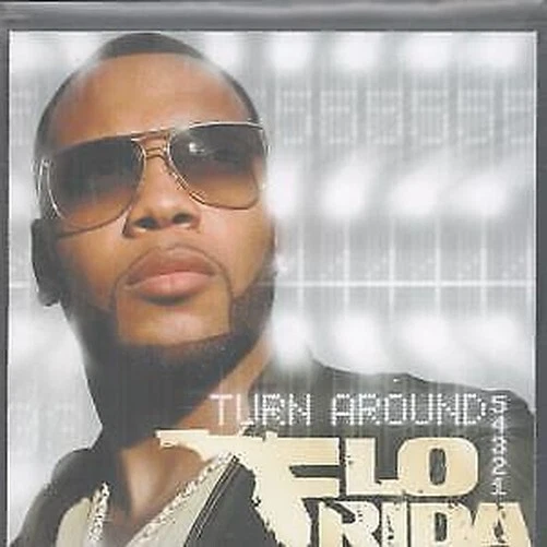 FLO RIDA TURN Around 54321 CDr Europe Atlantic 2010 promo cd-r with ...