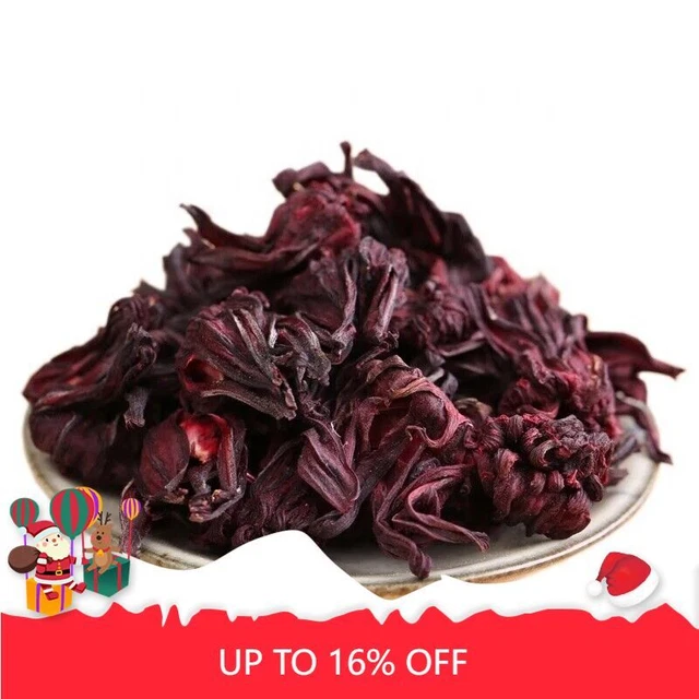 DRY RED ROSELLE Hibiscus Flower Tea Organic Dried Hibiscus Petal Herbal ...