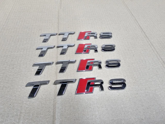GENUINE AUDI TTRS Tt Rs Mk2 Rear Lettering For Boot Trunk, Badge ...