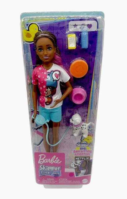 BARBIE SKIPPER FIRST Jobs Dog Walker African American Netflix Show New ...