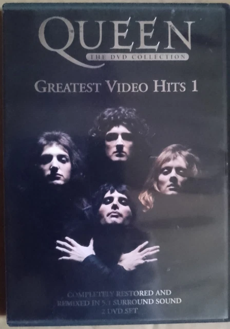 QUEEN DVD COLLECTION Greatest Video Hits 1 2 Disc + book PAL Bohemian ...