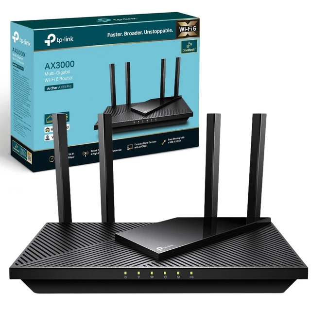 TP-LINK AX3000 MULTI-GIGABIT Wi-Fi 6 Router with 2.5G Port, Dual-Band, OneMesh™ $274.71 ...