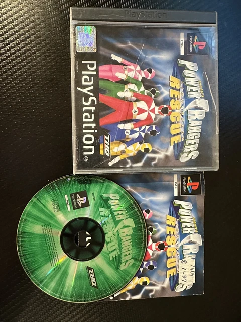 POWER RANGERS LIGHTSPEED Rescue / Sony Playstation Game / PAL ...