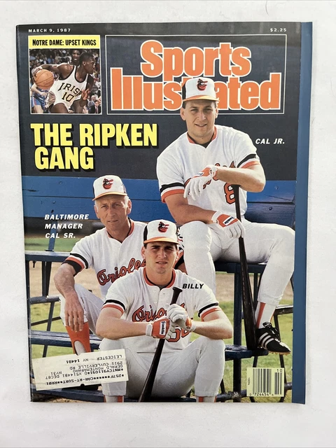 1987 MARCH 9 Sports Illustrated Magazine The Ripken Gang (CP124) $37.24 - PicClick AU