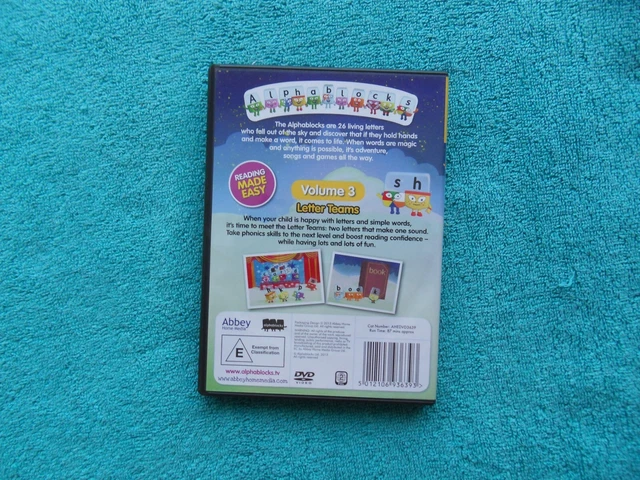LEARN TO READ WITH THE ALPHABLOCKS LETTER TEAMS volume 3 - dvd EUR 7,86 ...