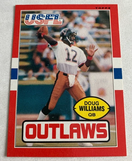 USFL DOUG WILLIAMS Arizona Outlaws 1985 Topps Trading CARD #8 NFL £18. ...