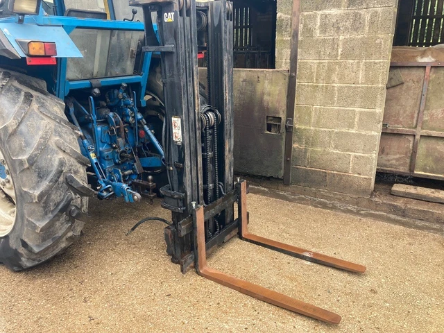 CATERPILLAR FORKLIFT MAST For Tractor Conversion 3 Stage 16' Lift Ex 2 ...