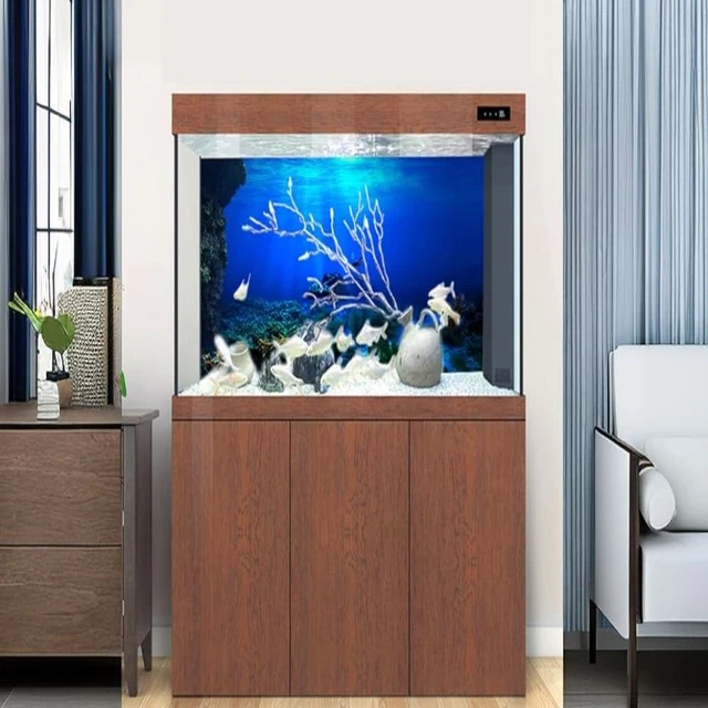 3D WALLPAPER STICKER Fish Tank Poster Backgrounds Self Adhesive ...