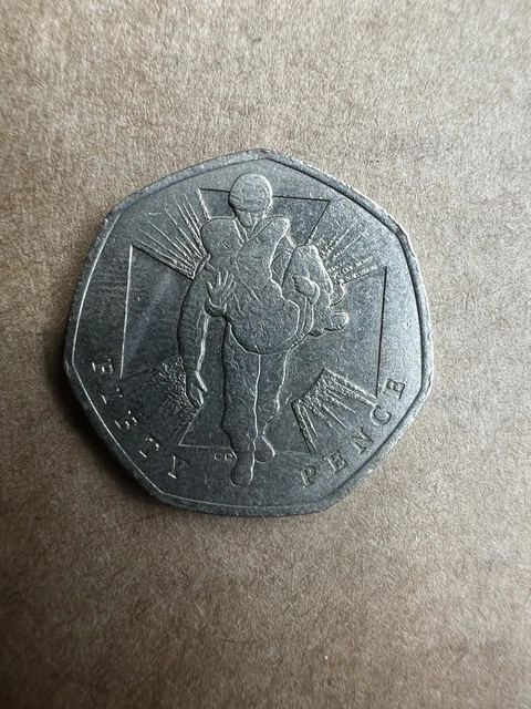 2006 VICTORIA CROSS Heroic Acts Wounded Soldier 50P Fifty Pence UK Coin ...