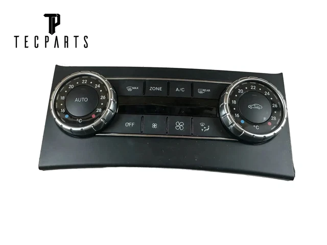 MERCEDES-BENZ W204 CONTROL unit air conditioning climate control panel ...
