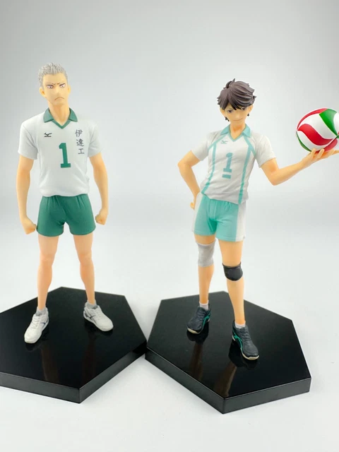 HAIKYUU!! TORU OIKAWA Takanobu Aone DXF Figure Set di 2 Banpresto 18 cm ...