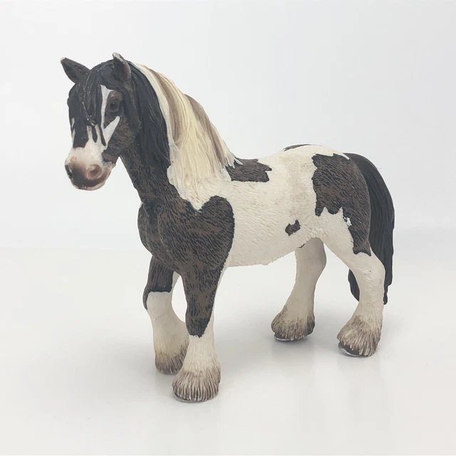 SCHLEICH TINKER STALLION Draft Cob Horse Figure 2007 Toy Retired 5 Inch ...