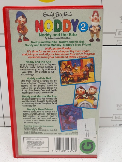 NODDY - NODDY AND THE KITE 2 - Enid Blyton - VHS PAL Rare 1993 BBC £9.20 - PicClick UK