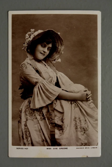 R&L POSTCARD: MISS Evie Greene, Davidson Bros, Edwardian Actress EUR 6 ...