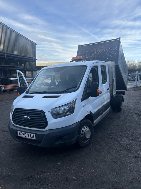 FORD TRANSIT CREW Cab Tipper 2018 £9,999.00 - PicClick UK