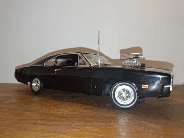 1 18 Ertl Joyride Dodge Charger Rt 1970 Noir Fast And Furious 1 Dom
