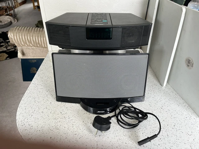 BOSE WAVE RADIO AWR1-2W Black & Bose Sound Dock Digital Music System… £ ...