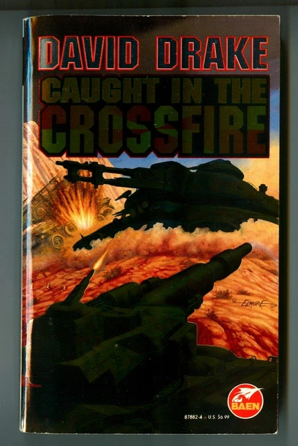 PRIS DANS LE CROSSFIRE par David Drake ! Livre de poche BAEN Books ...