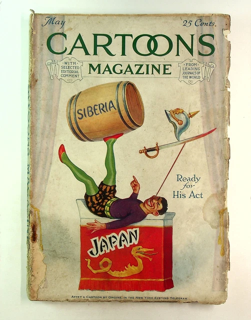 CARTOONS MAGAZINE 1ST Series Vol. 13 #5 GD- 1.8 1918 £18.18 - PicClick UK