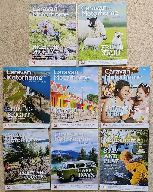 8 ISSUES CARAVAN & Motorhome Magazine 2022 Travel Guide Places Go Stay ...