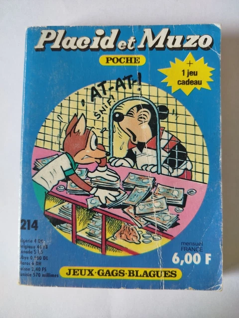 PLACID ET MUZO POCHE n°214 eo 1986 TBE+++ EUR 1,00 - PicClick FR