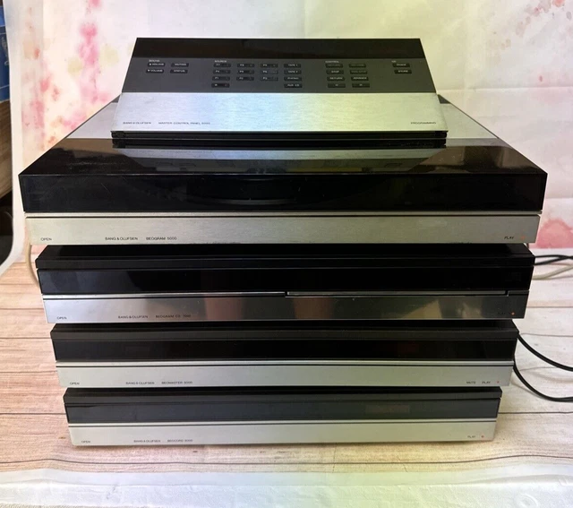 BANG OLUFSEN B&O Beosystem CD7000/Beomaster 5000/Beocord 5000/Beogram ...