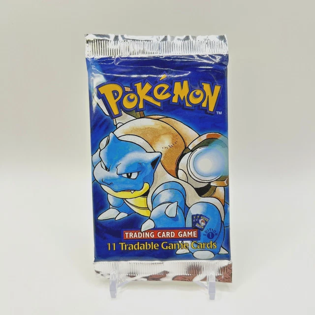 1ST EDITION BASE Set Booster Pack - Pokemon Card TCG First Edition ...