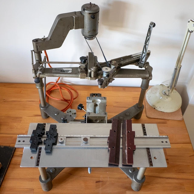 GRAVOGRAPH ITL PANTOGRAPH Engraving Machine, fixtures, cutters, diamond ...