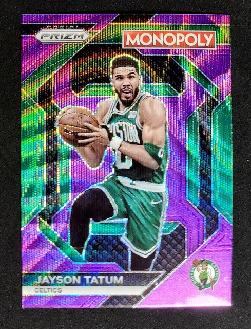 CARTA JAYSON TATUM PURPLE WAVE 2023-24 Panini Prizm Monopoly #PS2 NBA ...