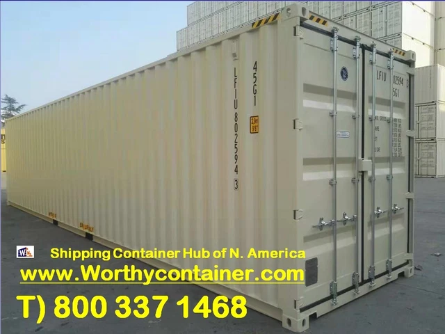 40FT HIGH CUBE New Shipping Container/40' HC One Trip Container in ...