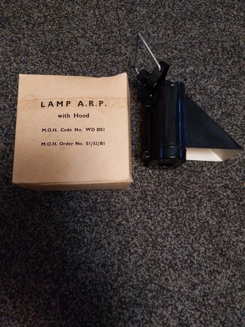 A.R.P WW2 LAMP with Hood WD 3051 £10.78 - PicClick UK