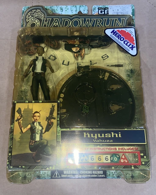 NEU SHADOWRUN DUELS Serie One Kyushi Yakuza Actionfigur Spiel 2003 EUR ...