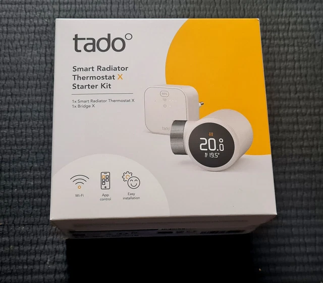 NEU: TADO STARTER kit Smart Radiator Thermostat X OVP unbenutzt EUR 59 ...
