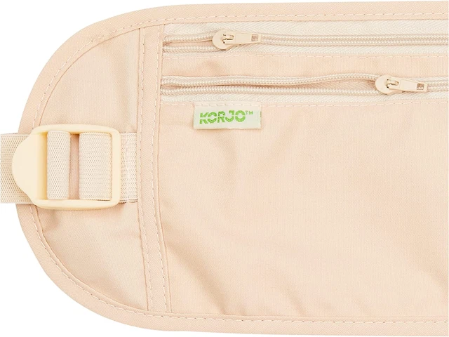 KORJO MONEY BELT, Beige $13.99 - PicClick AU
