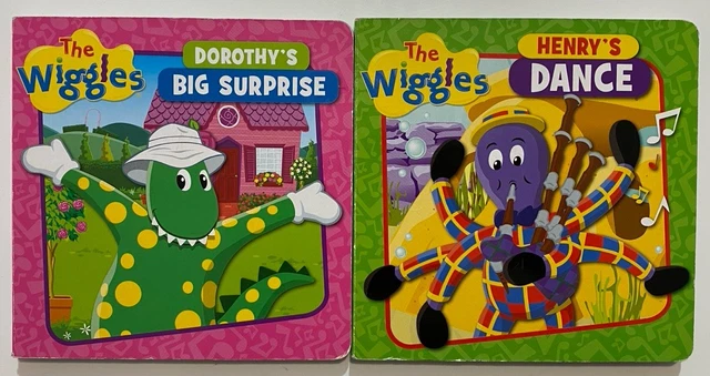 THE WIGGLES 2 Board Books 2016 Dorothy Dinosaur Big Surprise Henry ...