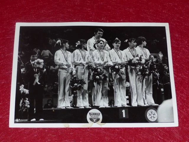 [COL.J.DOMARD GYMNASTIC] ORIGINAL PHOTO NADIA COMANECI XXe WC FORT ...