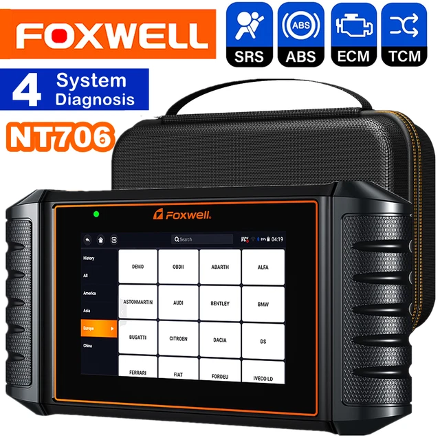 AUTOMOTIVE FULL SYSTEM Diagnostic Tool OBD2 Scanner Car Code Reader ABS ...