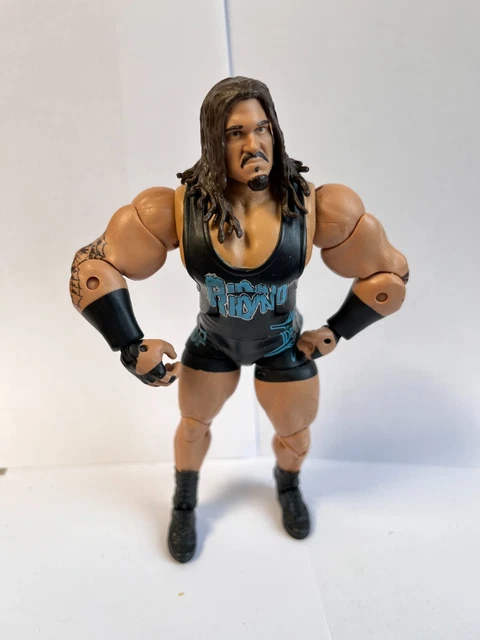 WWE RHYNO FIGURA De Acción De Lucha Libre Mattel Colección Elite Serie ...