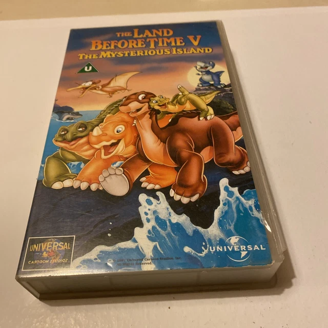 THE LAND BEFORE Time 5 - The Mysterious Island VHS Video Tape Vintage ...
