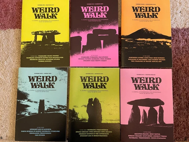 WEIRD WALK ZINE Issues 1 To 6 & Hellebore Issue . VGC. Folklore ...