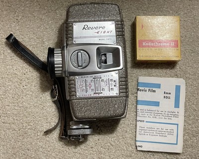 VINTAGE CAMERA REVERE EIGHT MODEL 50 FIFTY 1950's 8MM MOVIE CAMERA ...
