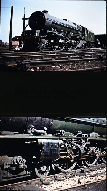 2 35MM SLIDES BR PRINCESS ROYAL CLASS LOCOMOTIVE 46205 PRINCESS ...