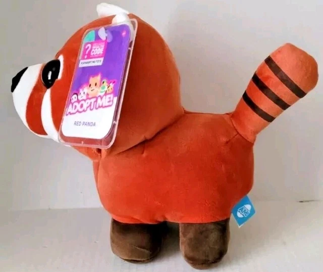 ADOPT ME! PETS 8" Red Panda Stuffed Plush Pet Virtual Item Code Series ...