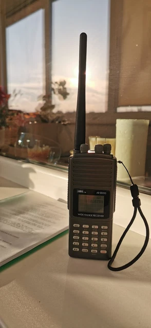 AOR AR 8000 Wideband MW/HF/SSB/VHF/UHF Radio Scanner / Tragbarer ...