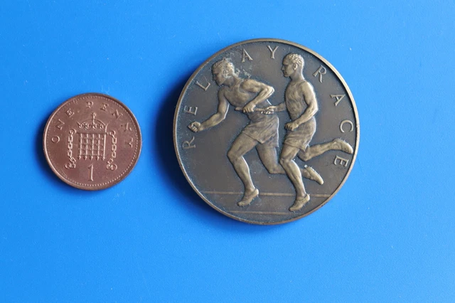 MEDAGLIA MILE MELODY RELAY RACE 1960 atletica leggera 2° posto EUR 8,17 ...