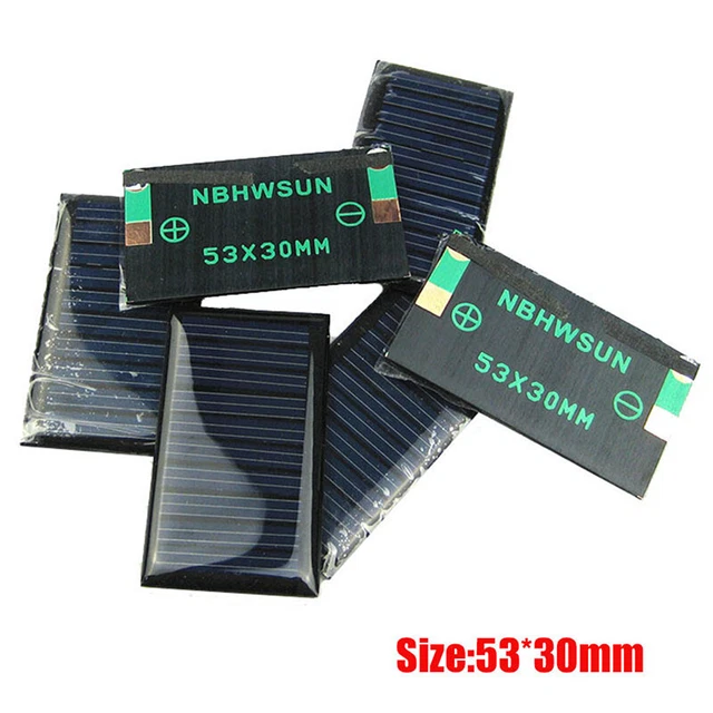 1-10X SOLAR PANEL solar cell 5V 50mA solar module solar polycrystalline ...