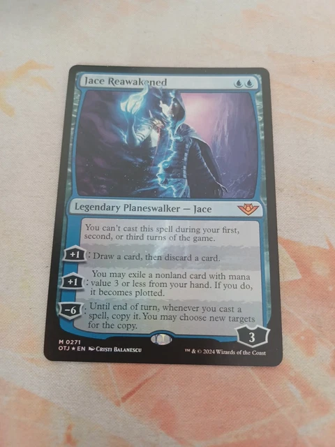 JACE REAWAKENED FOIL Outlaws Of Thunder Junction Nuovo di zecca EUR 6 ... JACE REAWAKENED FOIL Outlaws Of Thunder Junction Nuovo di zecca EUR 6 ...