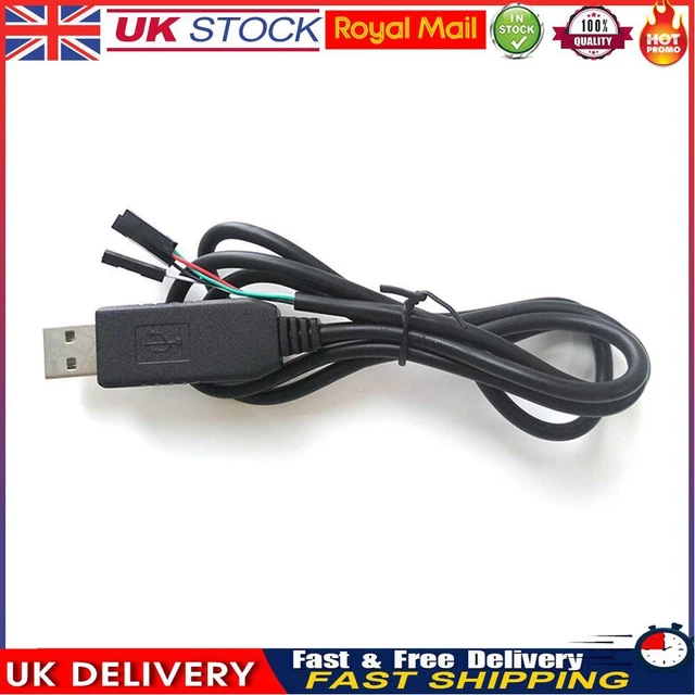 PL2303HX USB TO UART TTL RS232 Upgrade Module 1m/3.3ft Download Cable ...