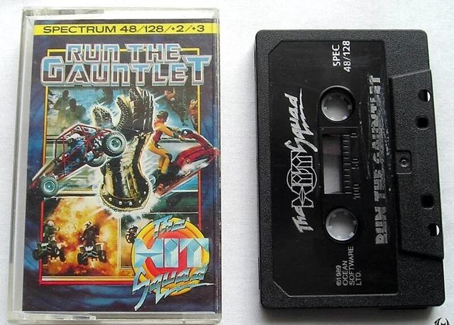 SINCLAIR ZX SPECTRUM 48K Game - RUN THE GAUNTLET - Hit Squad - Tested ...