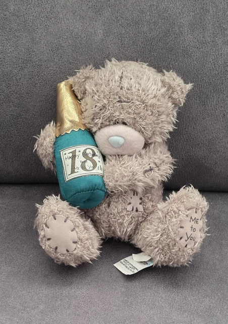 ME TO YOU Tatty Teddy Holding ‘Happy 18th Birthday’ Celebration Bottle ...